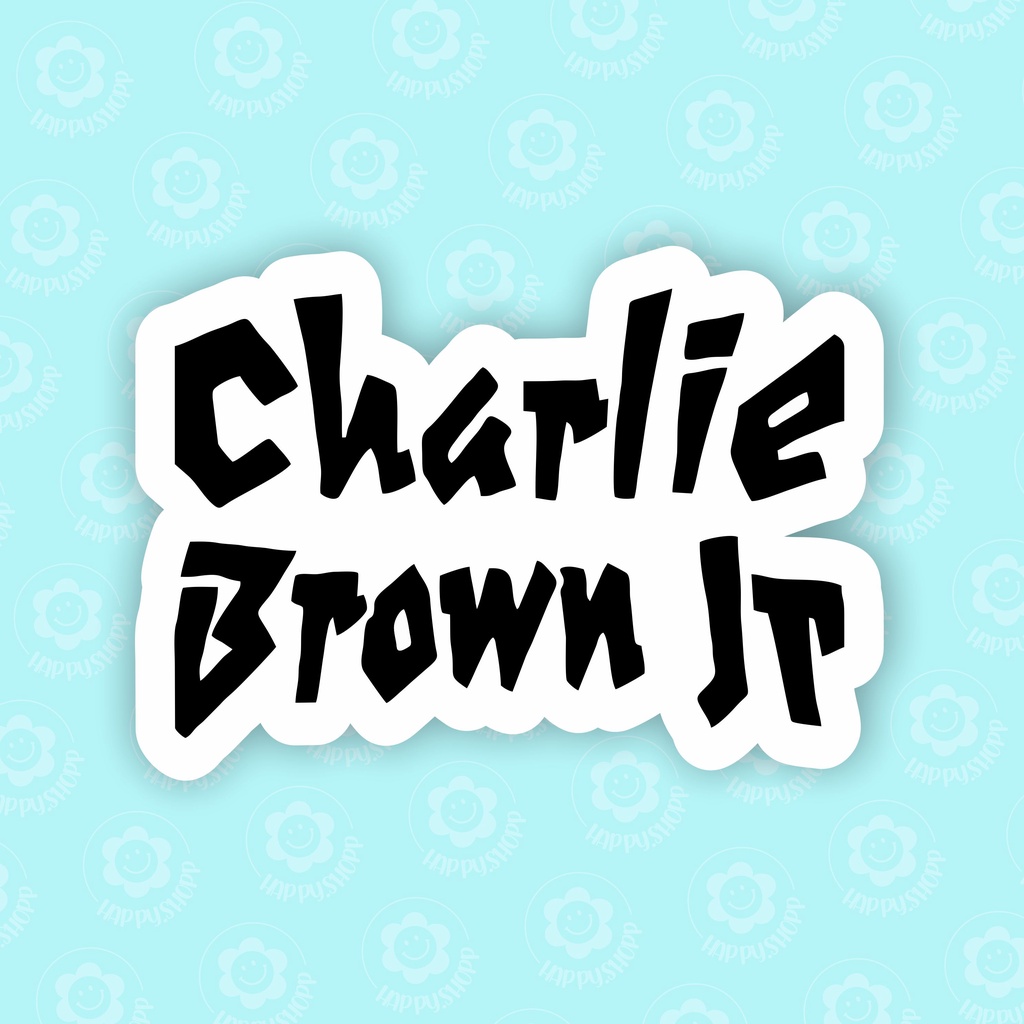 Adesivo Impermeável Charlie Brown Jr CBJR | Shopee Brasil