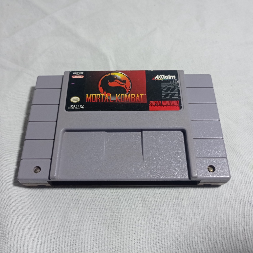 Mortal Kombat - Snes Original | Shopee Brasil