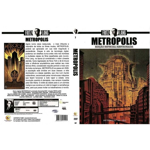 metropolis fritz lang Dvd lacrado | Shopee Brasil