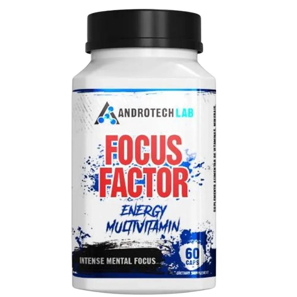 Focus Factor Energy Multivitamin (60 caps) - Androtech Lab | Shopee Brasil