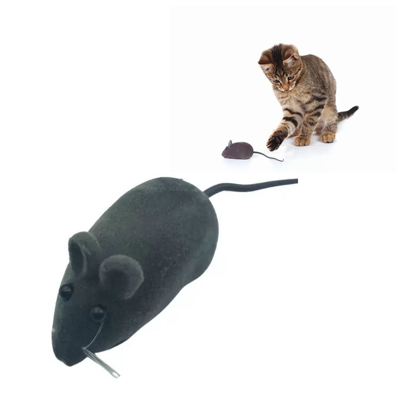 Brinquedo Rato Ratinho Sonoro p/ Gato - Unidade - Faz a Boa!