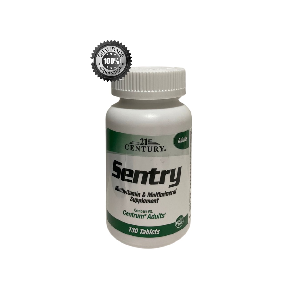 Multivitamínico Sentry 21St Century 130 Tabletes Envio Já Original ...