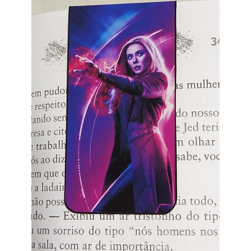Marcador de Página Magnético Wanda Maximoff / Feiticeira Escarlate de ...