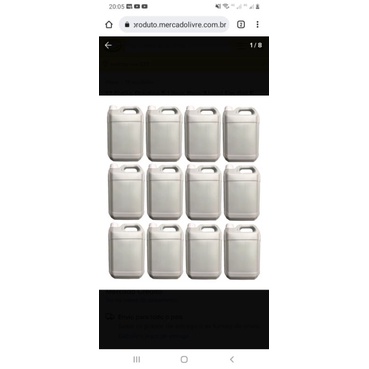 kit 12 bambona 5 litros | Shopee Brasil