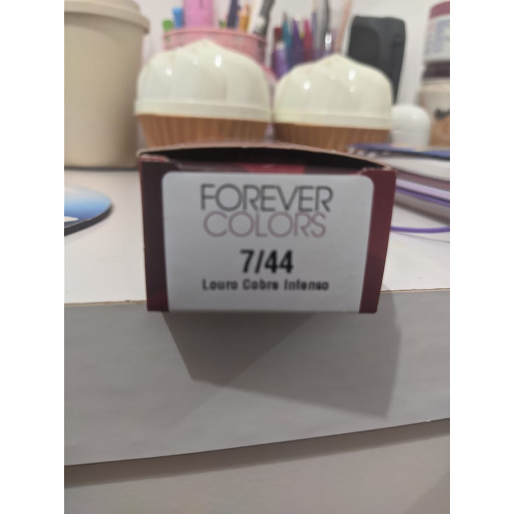 Tinta 7.44 Forever Colors Profissional | Shopee Brasil