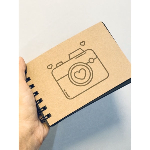 Álbum de fotos A6 50 páginas com wire-o | Shopee Brasil