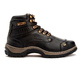 Bota Coturno Botina Caterpillar 100% Couro Promoção Cat | Shopee Brasil