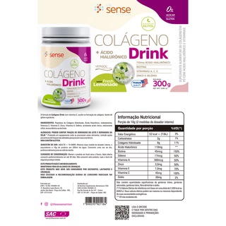 Colágeno Hidrolisado Drink + Ácido Hialurônico Pote 300g Pó - Life ...