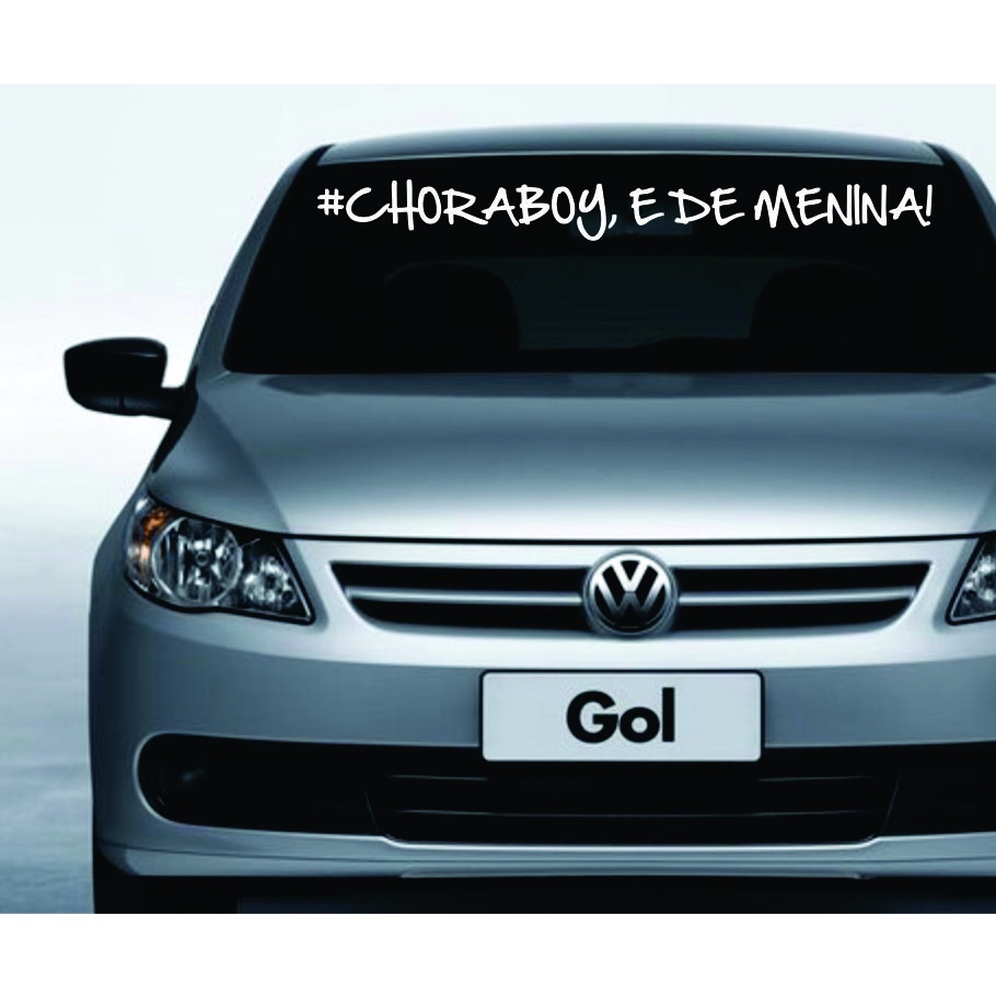 Adesivo Parabrisa Chora boy e de menina Frase Carro Rebaixado Dub Som Automotivo Tuning | Shopee ...
