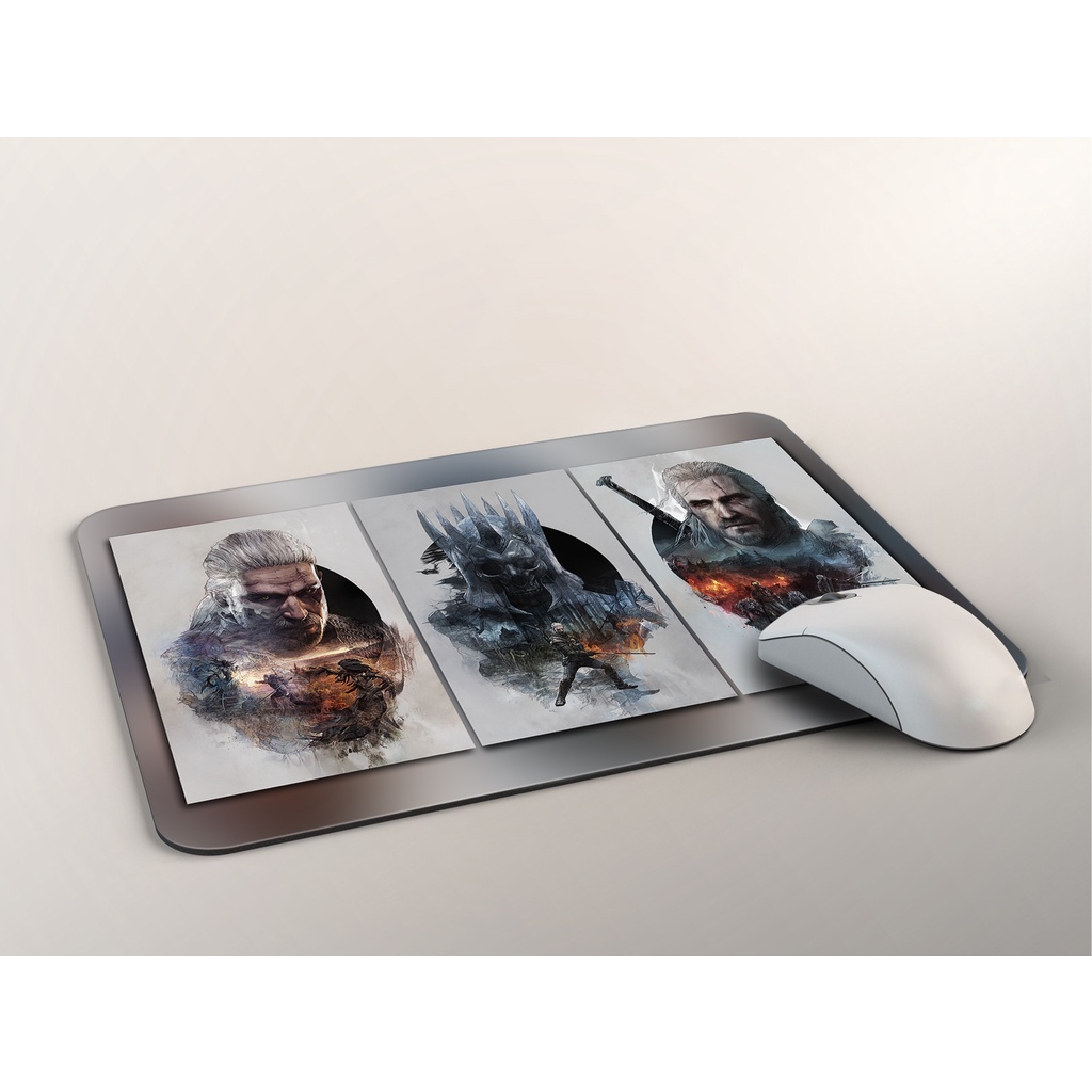 Mouse Pad Review The Witcher 3: Wild Hunt | Shopee Brasil