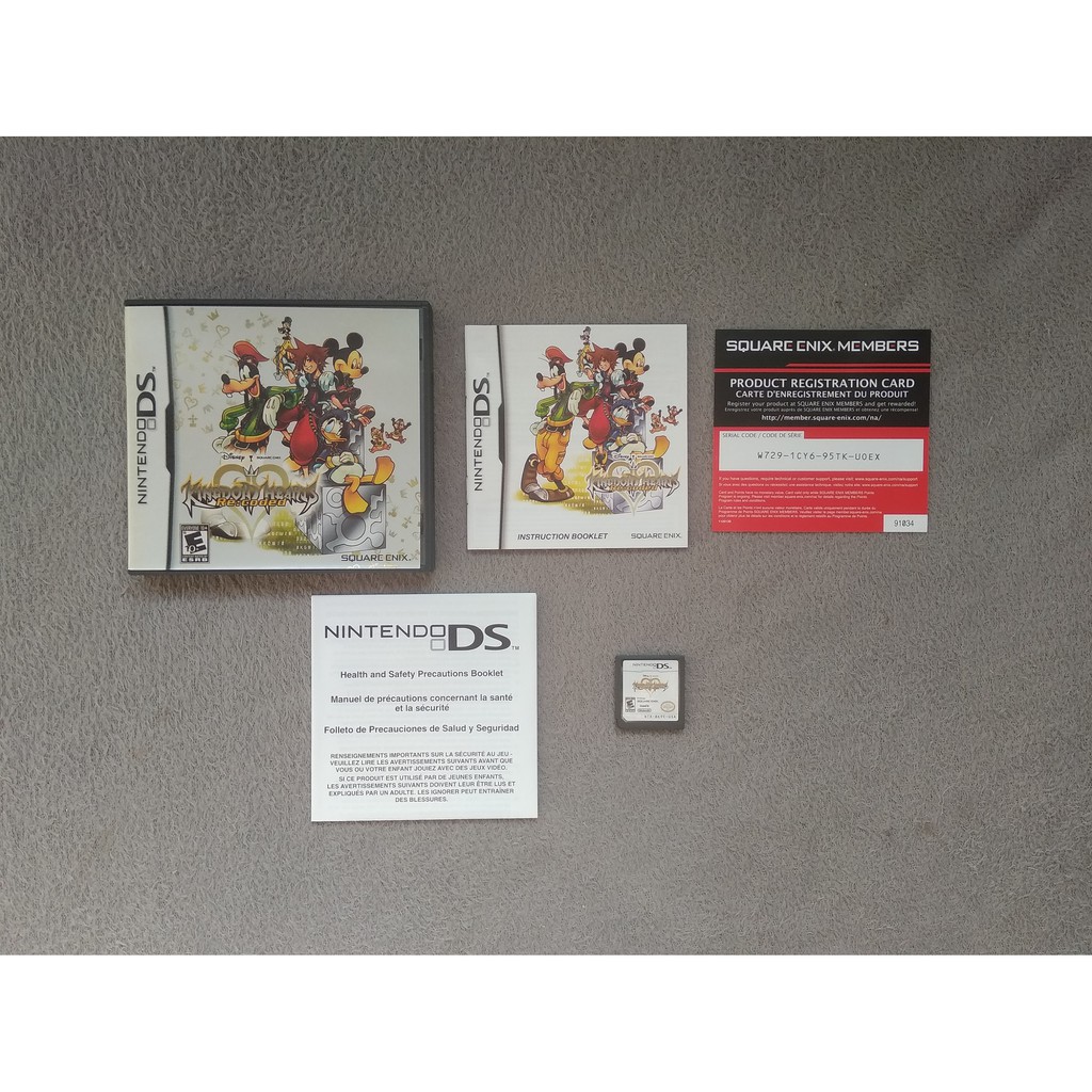 Nintendo Ds - Kingdom Hearts Re Coded, Americano, Completo, Original ...