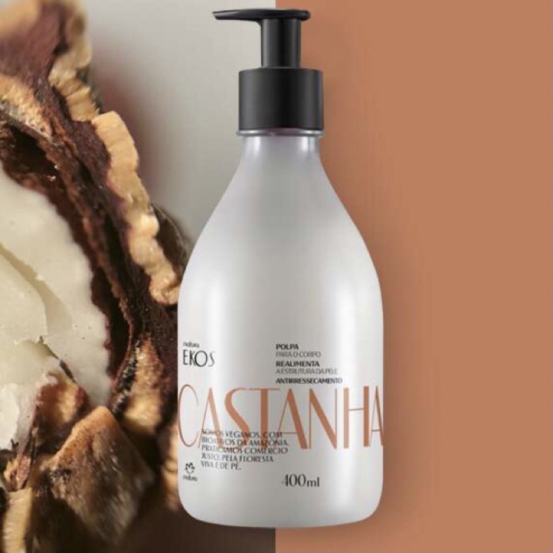 Hidratante corporal Ekos Castanha 400 ml Natura | Shopee Brasil