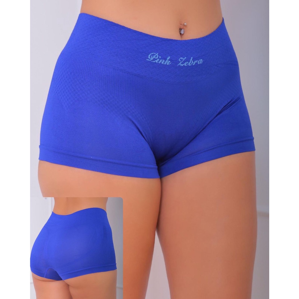 Kit 06 Calcinha Box Boxer Shortinho Short Cueca Feminina | Shopee Brasil
