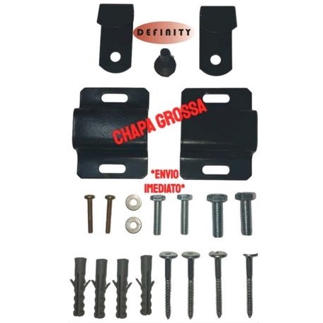 Suporte tv lcd led smart fixo 10 a 105 polegadas L2017 preto Definity ...