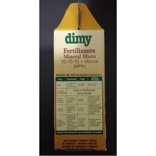 Adubo Misto Mineral Fertilizante, Npk 10 10 10, 1kg – Dimy | Shopee Brasil