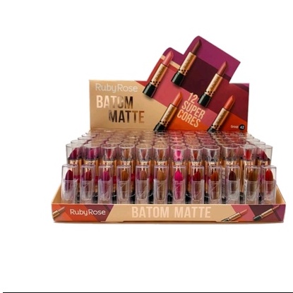 BATOM MATTE Ruby ROSE | Shopee Brasil