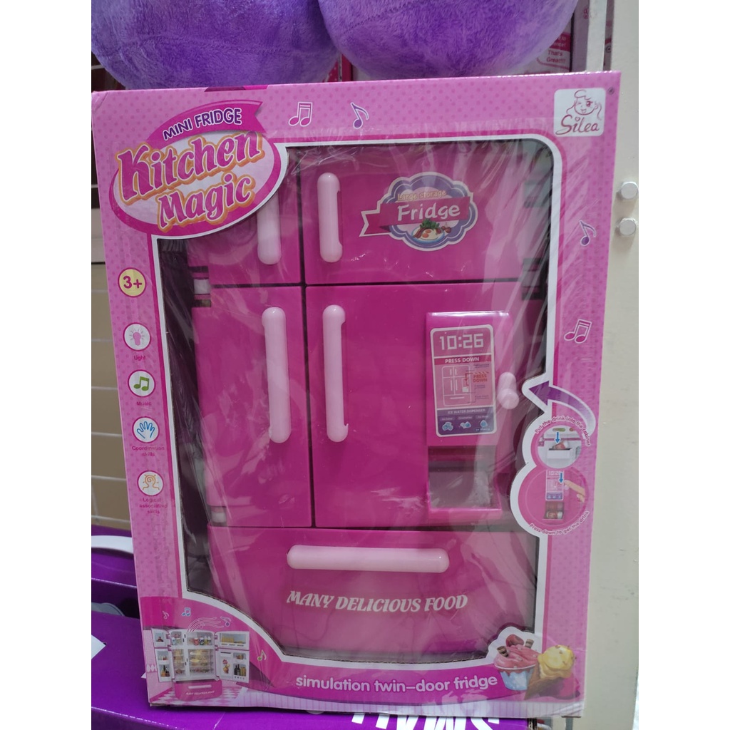 Brinquedo Geladeira Infantil Mini Fridge - Kitchen Magic | Shopee Brasil