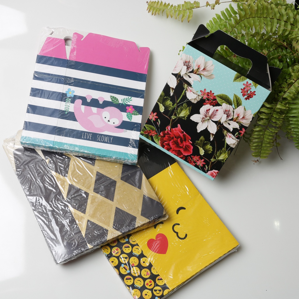 10 Embalagem de presente / Caixa de papel / lembrancinha | Shopee Brasil