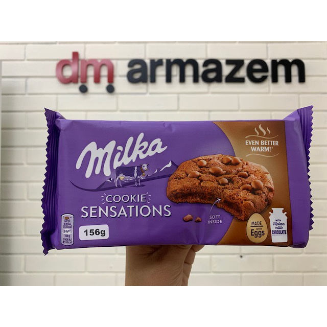 Biscoito Milka Cookies Sensations Soft Choco 156g | Shopee Brasil