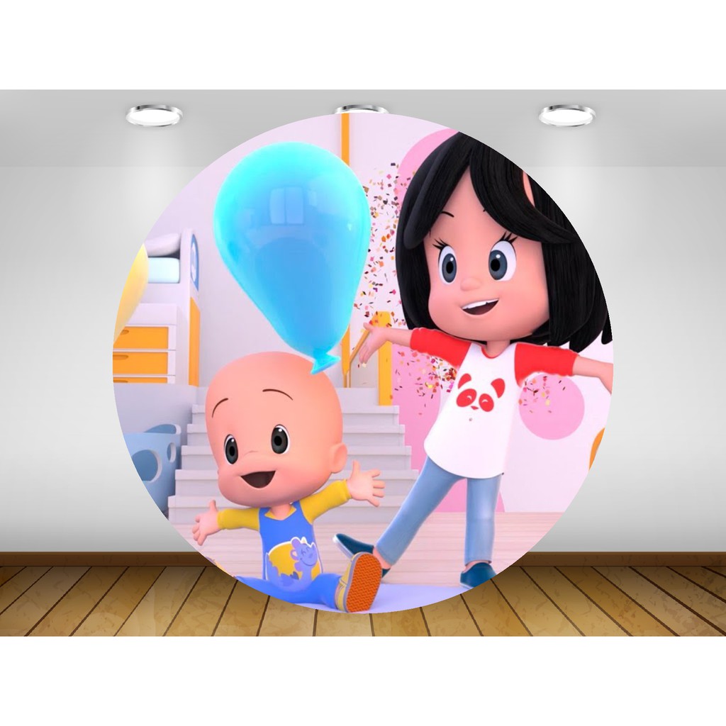 Painel Redondo Cleo e cuquin Festa Decoração Infantil | Shopee Brasil
