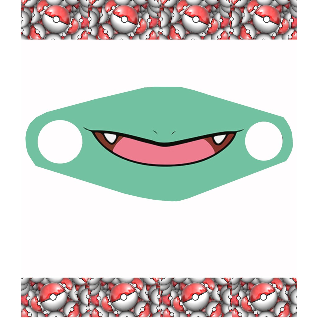 Mascara Pokemon Bubassauro | Shopee Brasil