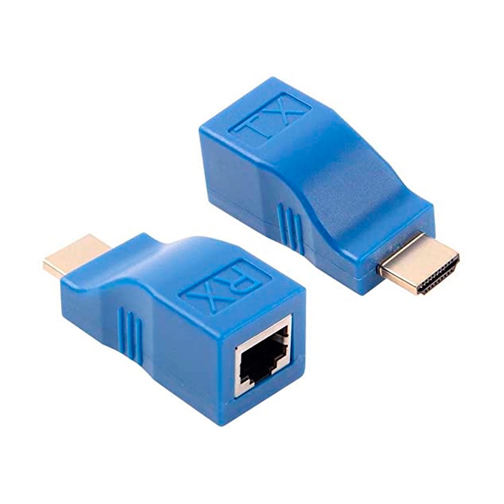 Extensor Hdmi 30 metros Via Cabo De Rede Rj45 | Shopee Brasil