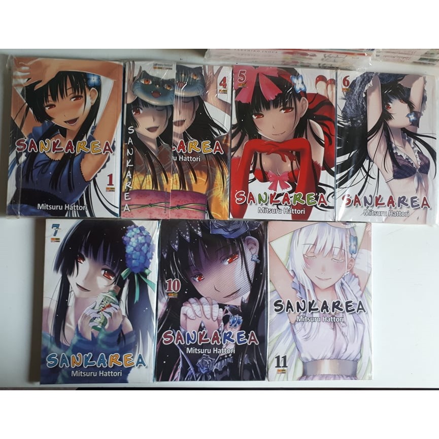 Mangá Sankarea vol. 1, 4, 5, 6, 7(com marca página). | Shopee Brasil