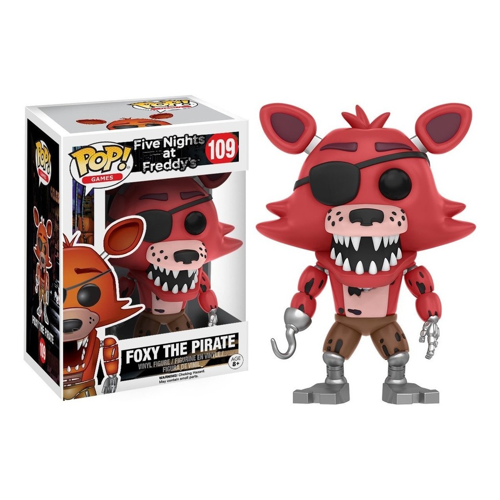 Funko Pop! Fnaf Five Nights At Freddy's - Foxy The Pirate | Shopee Brasil