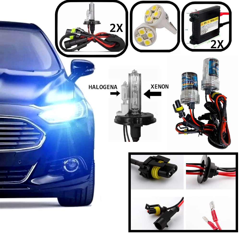 Kit Xênon Reator E Lâmpada HID 8k Universal H4-2 H4 Completo | Shopee ...
