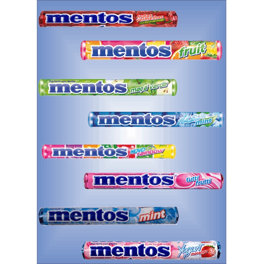 Drops Mentos Display com 16 unidades Perfetti | Shopee Brasil