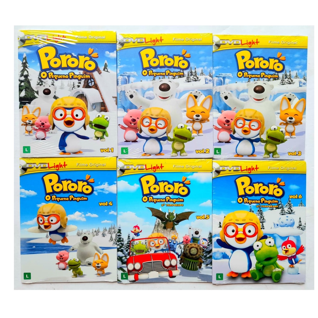 Dvd Pororó - O Pequeno Pinguim | Shopee Brasil
