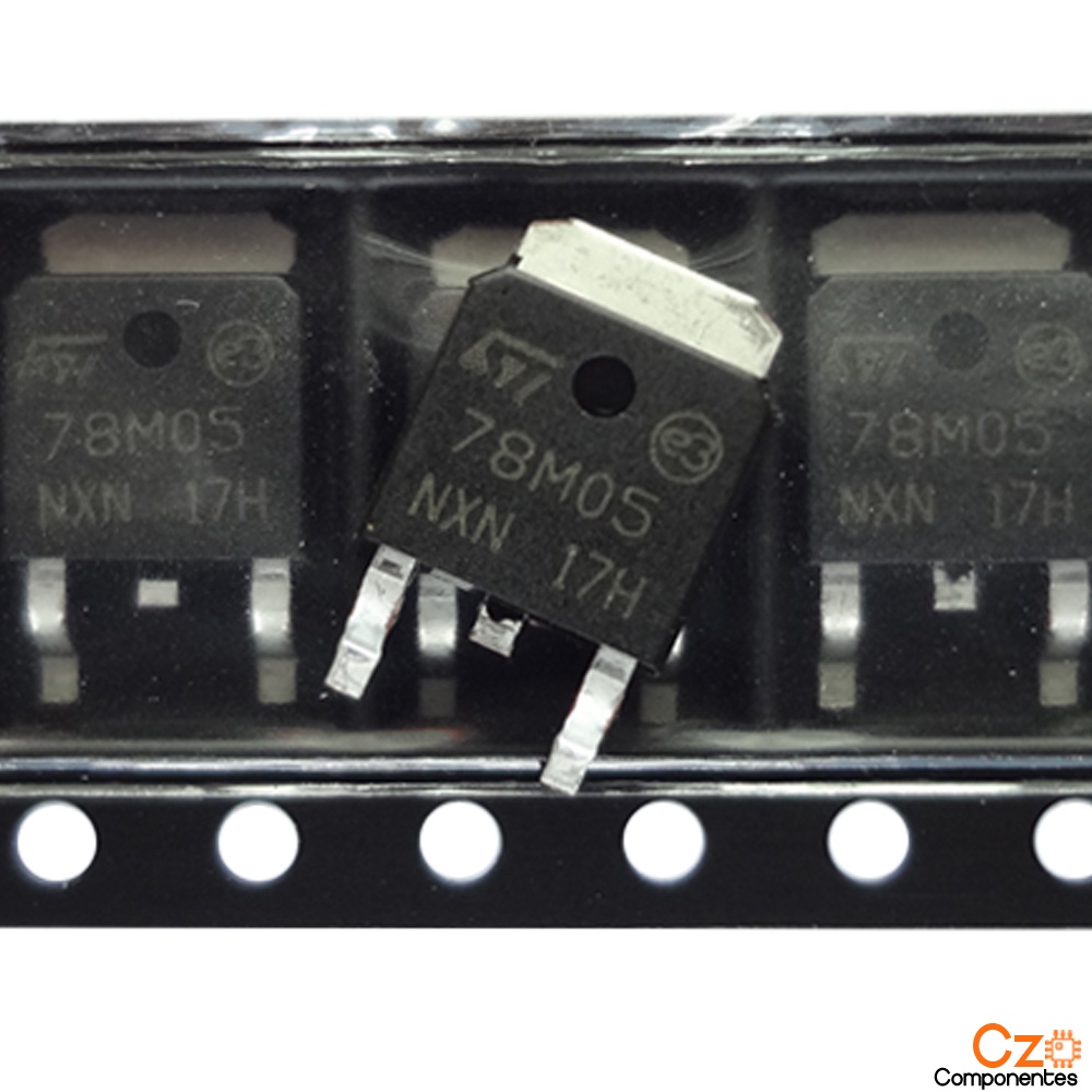 78m05 to252 Regulador Tensão - 7805 - 5v 0.5a - L78m05cdt | Shopee Brasil
