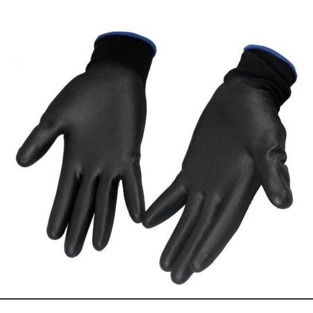 Luva Multitato Preta SS1003 Super Safety - 6 pares | Shopee Brasil