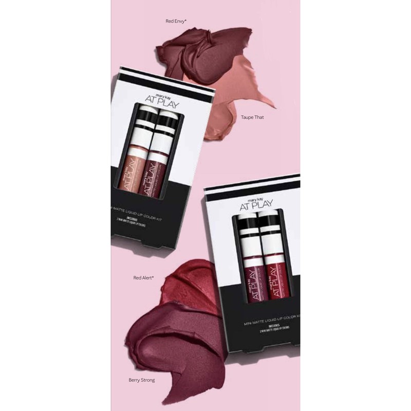 Kit Mini Baton Líquido Matte At Play | Shopee Brasil