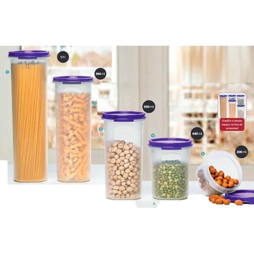 Kit Modular Redondo Tupperware | Shopee Brasil
