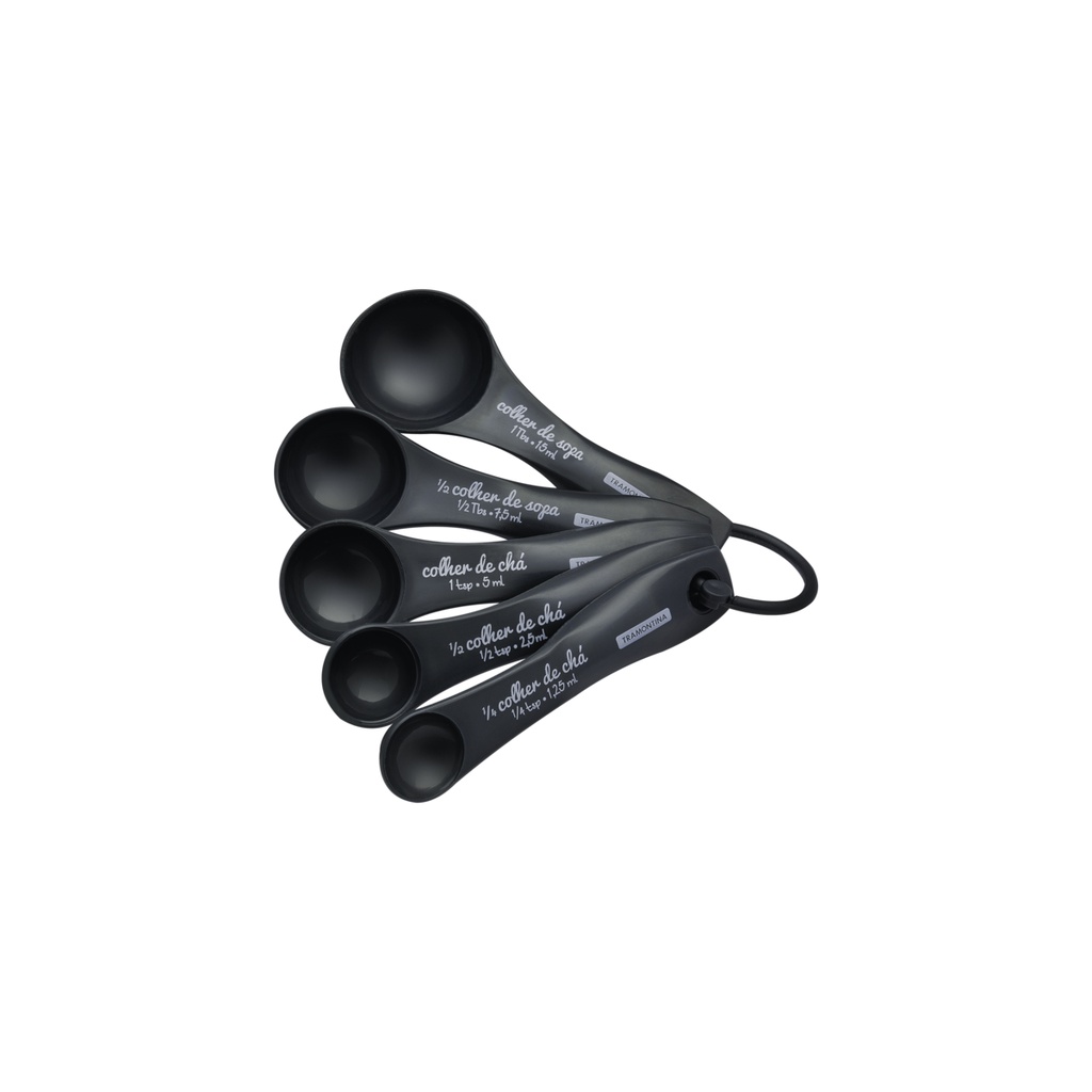 Jogo Medidor Colher Tramontina | Shopee Brasil