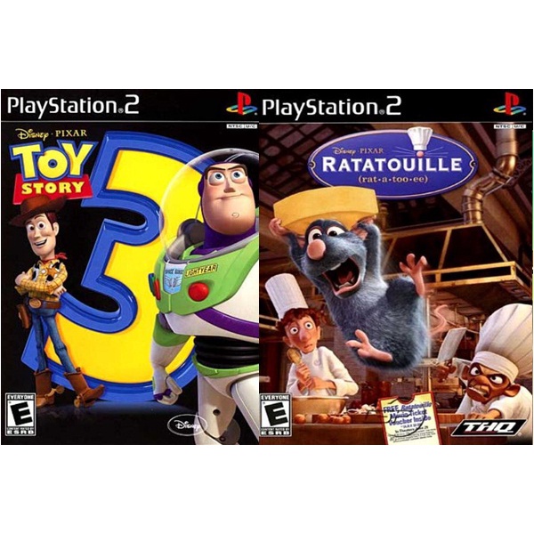 Kit Disney Pixar Toy Story 3 + Ratatouille com 2 Jogos (PS2) | Shopee ...