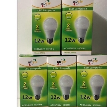 5 lampadas LED 12W | Shopee Brasil