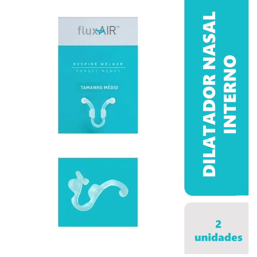 Flux Air Dilatador Nasal Interno M Durma Melhor - 2 Uni | Shopee Brasil