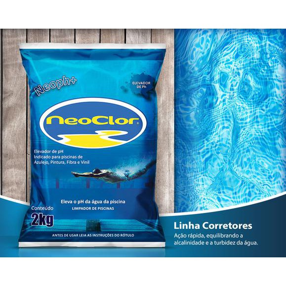 NeopH+ Elevador de pH Neoclor 2KG + 1 Pastilha da Neoclor | Shopee Brasil