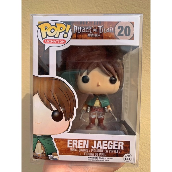 Funko pop! Attack on titan(shingeki no kyojin)-Eren jaeger #20 (vaulted) (raro) | Shopee Brasil