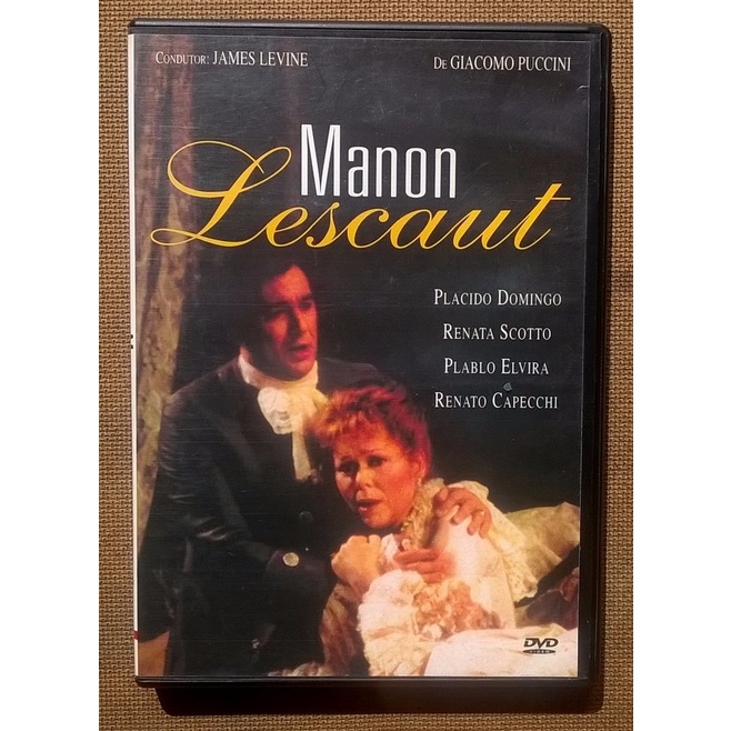 Dvd Manon Lescaut - Ópera Giacomo Puccini Placido Domingo | Shopee Brasil