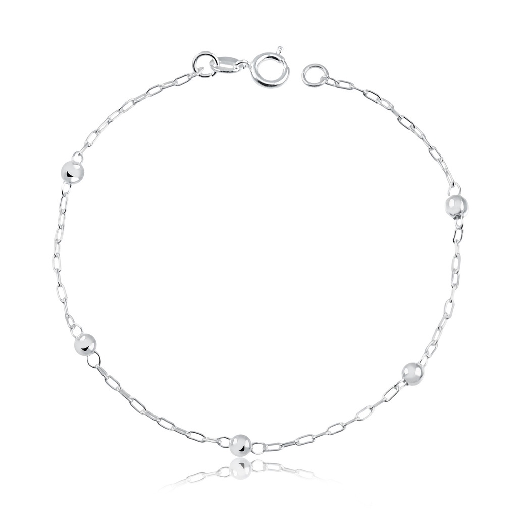 Pulseira Prata 925 Infantil Cartiêr com Bolinha | Shopee Brasil