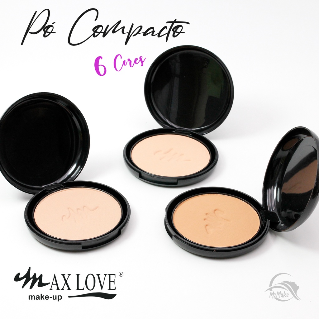 Pó Compacto Matte Ultrafino Max Love | Shopee Brasil