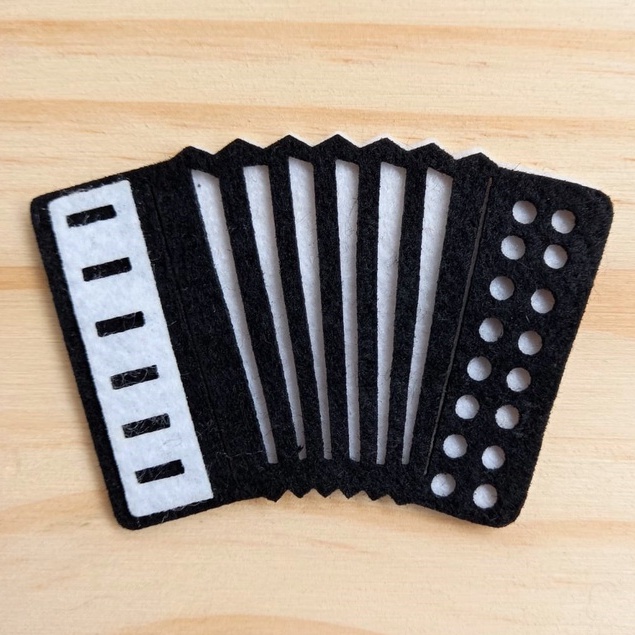 Sanfona em Feltro 5 unidades - Aplique Junino - recorte a laser festa ...