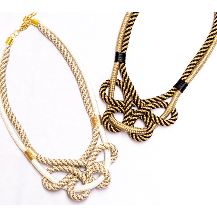 Colar De Corda Modelo: Estela - Maxi Colar Artesanal | Shopee Brasil