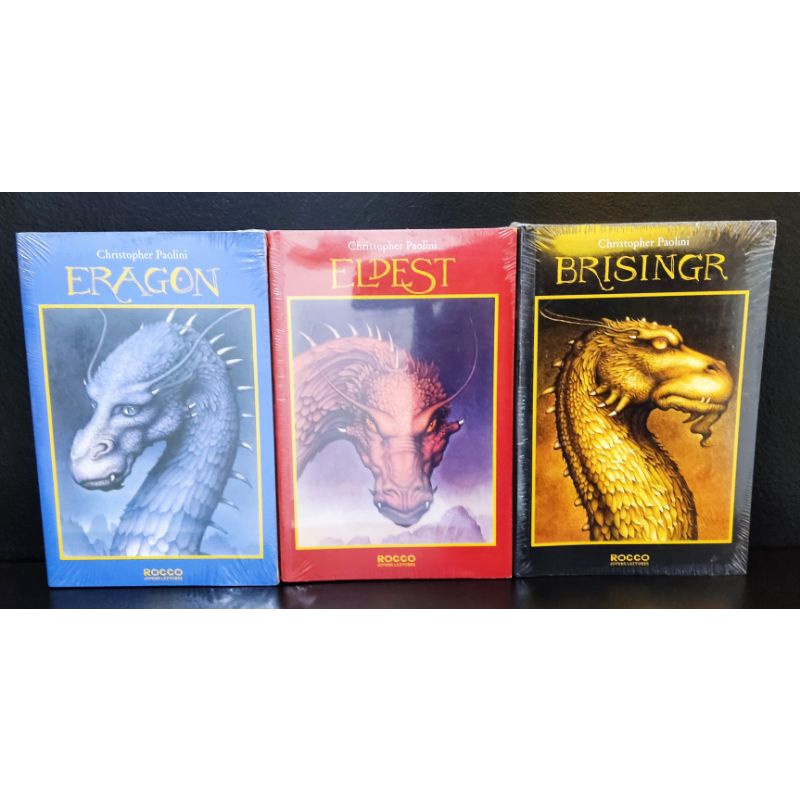TRILOGIA ERAGON - Christopher Paolini (Eragon Eldest Brisingr) | Shopee Brasil