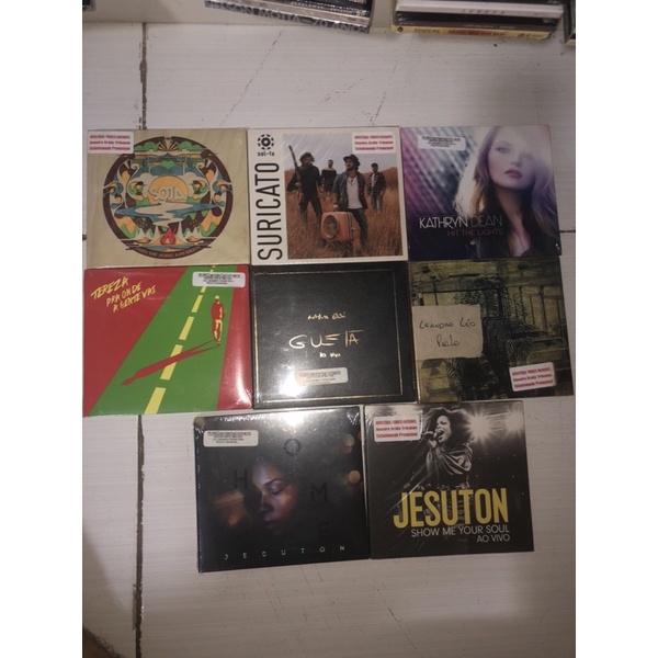 lote 8 cds | Shopee Brasil