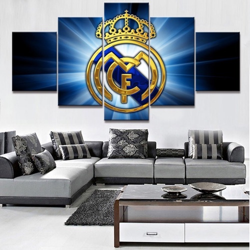 Quadro Decorativo Mosaico 5 Real Madrid Mdf | Shopee Brasil
