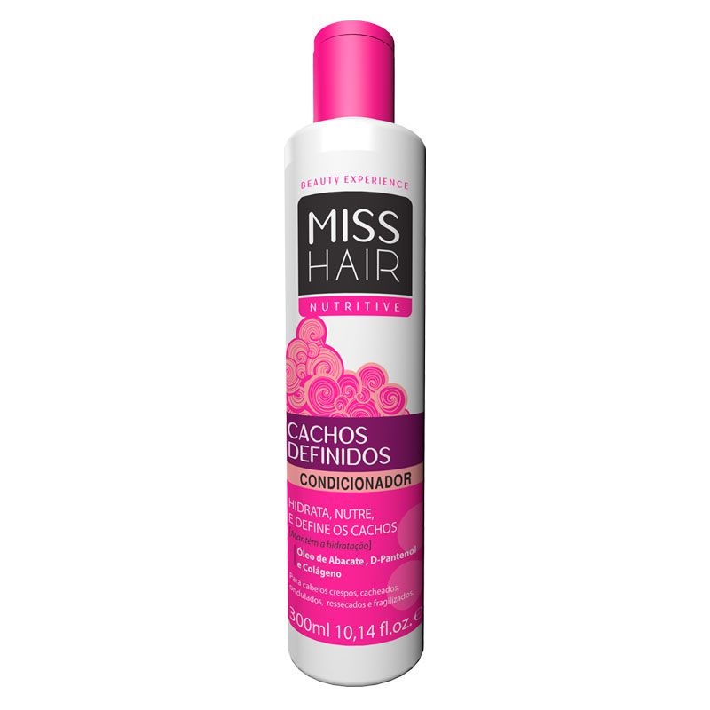 Condicionador Cachos Definidos Miss Hair 300ml | Shopee Brasil